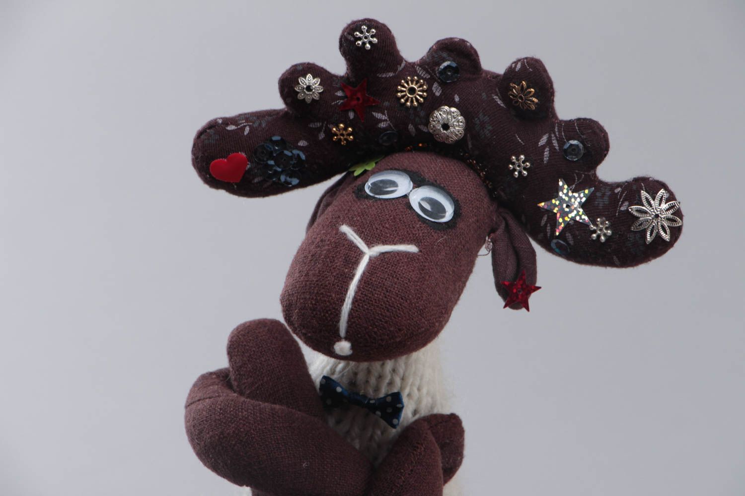 BUY Handmade designer colorful fabric soft toy fashionable elk for ...