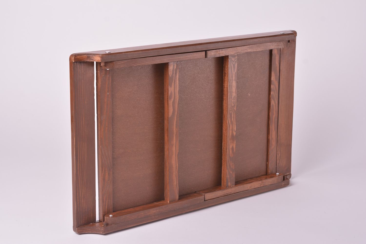 Plateau de service fait main Plateau lit marron en bois Accessoire ...